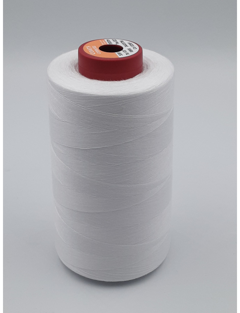 Cône 5000 Yards Blanc, fil à coudre, fil couture